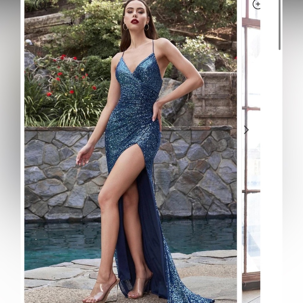 Cinderella Divine Prom Long Formal Spaghetti Strap Ev… - Gem